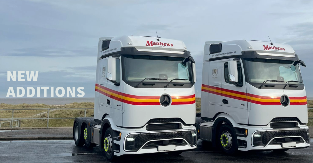 They're here! - Matthews International Transport Limited